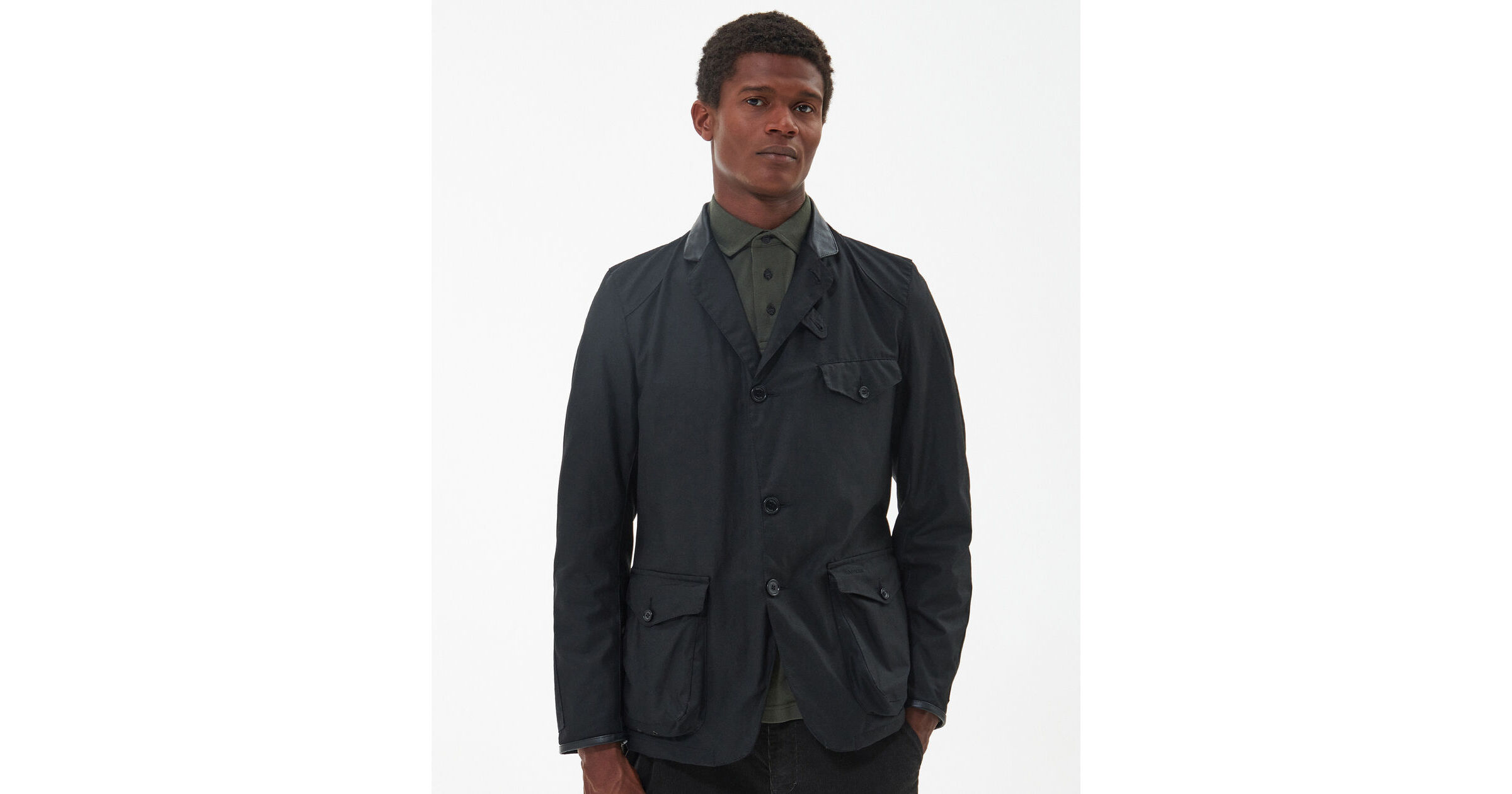 Barbour Beacon Sports Jacket: Black