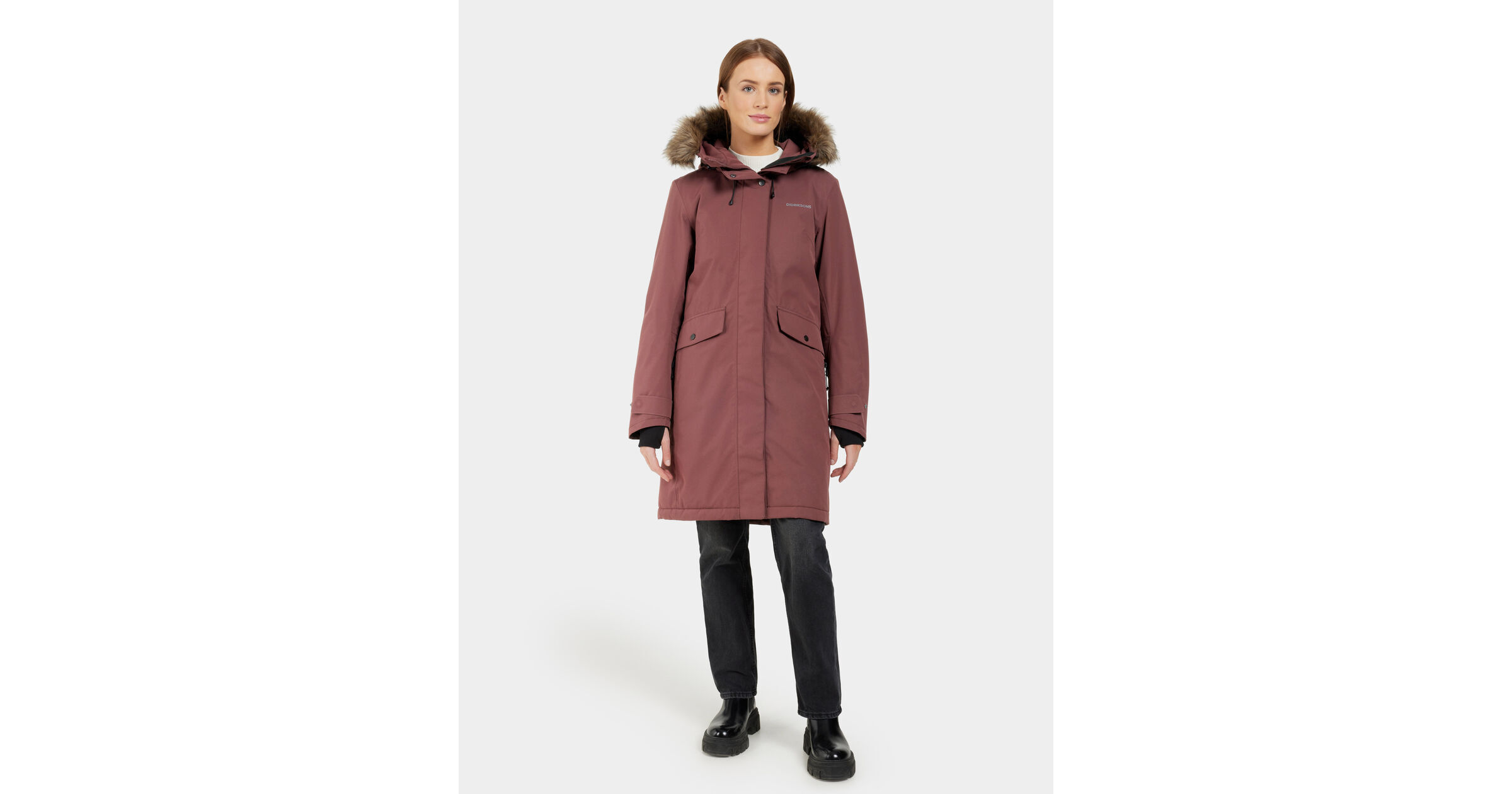 Didriksons Erika Women's Parka 3: Old Rust