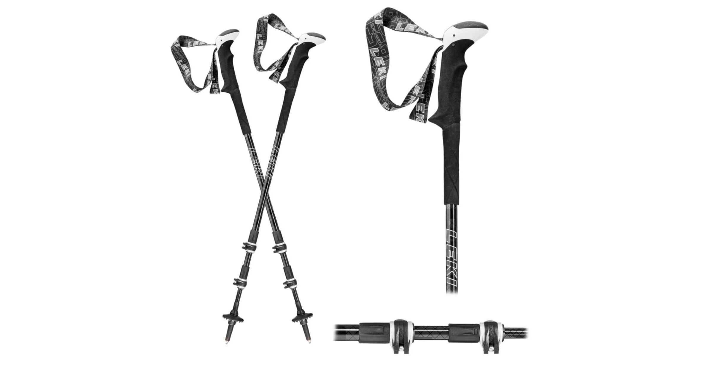 Leki Black Series Speedlock 2 Poles